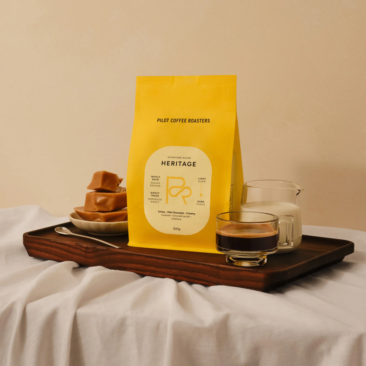 Pilot Heritage Blend Whole Bean Coffee, 300g – ECS Coffee