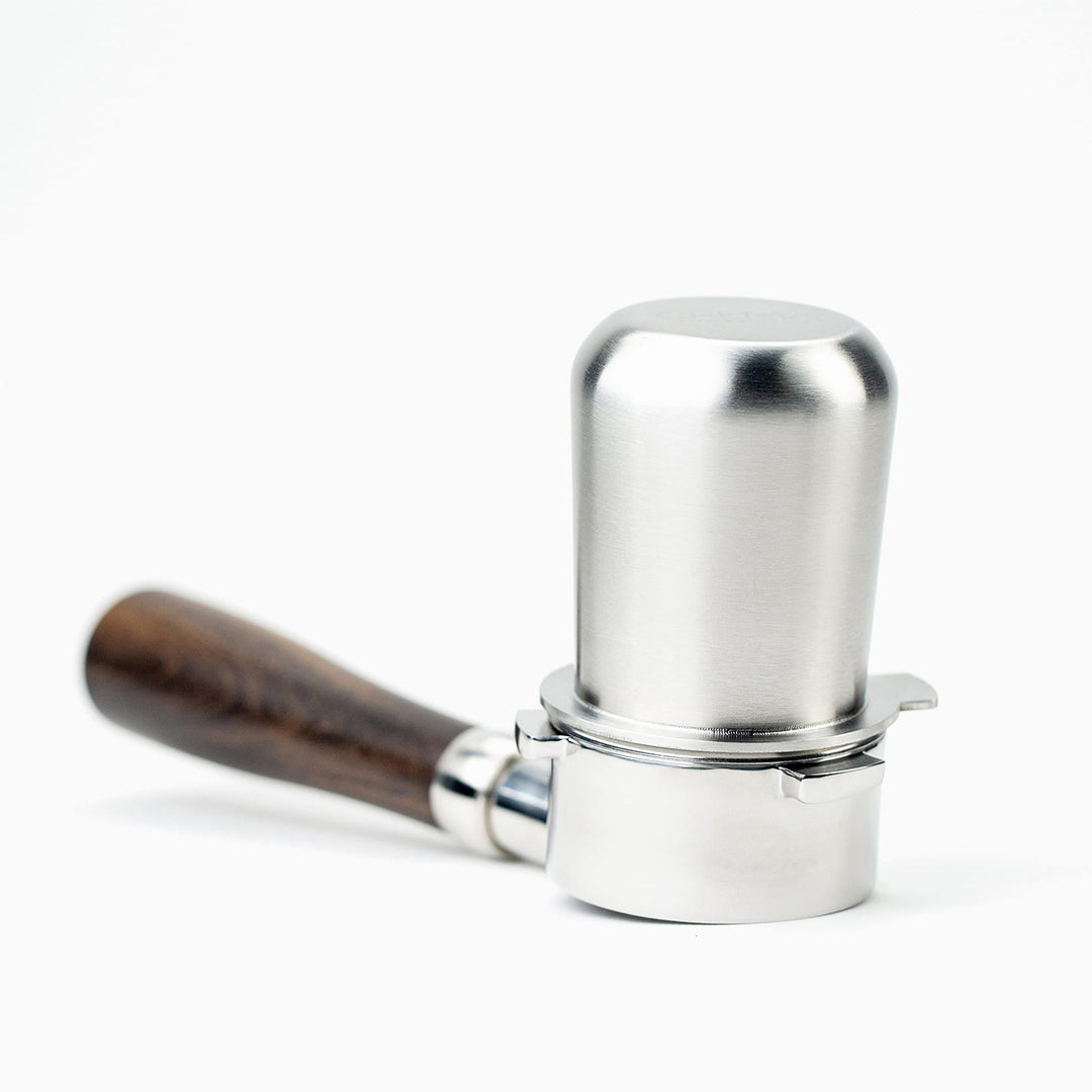 Crema 53.4 mm Dosing Cup, Brushed Silver – ECS Coffee